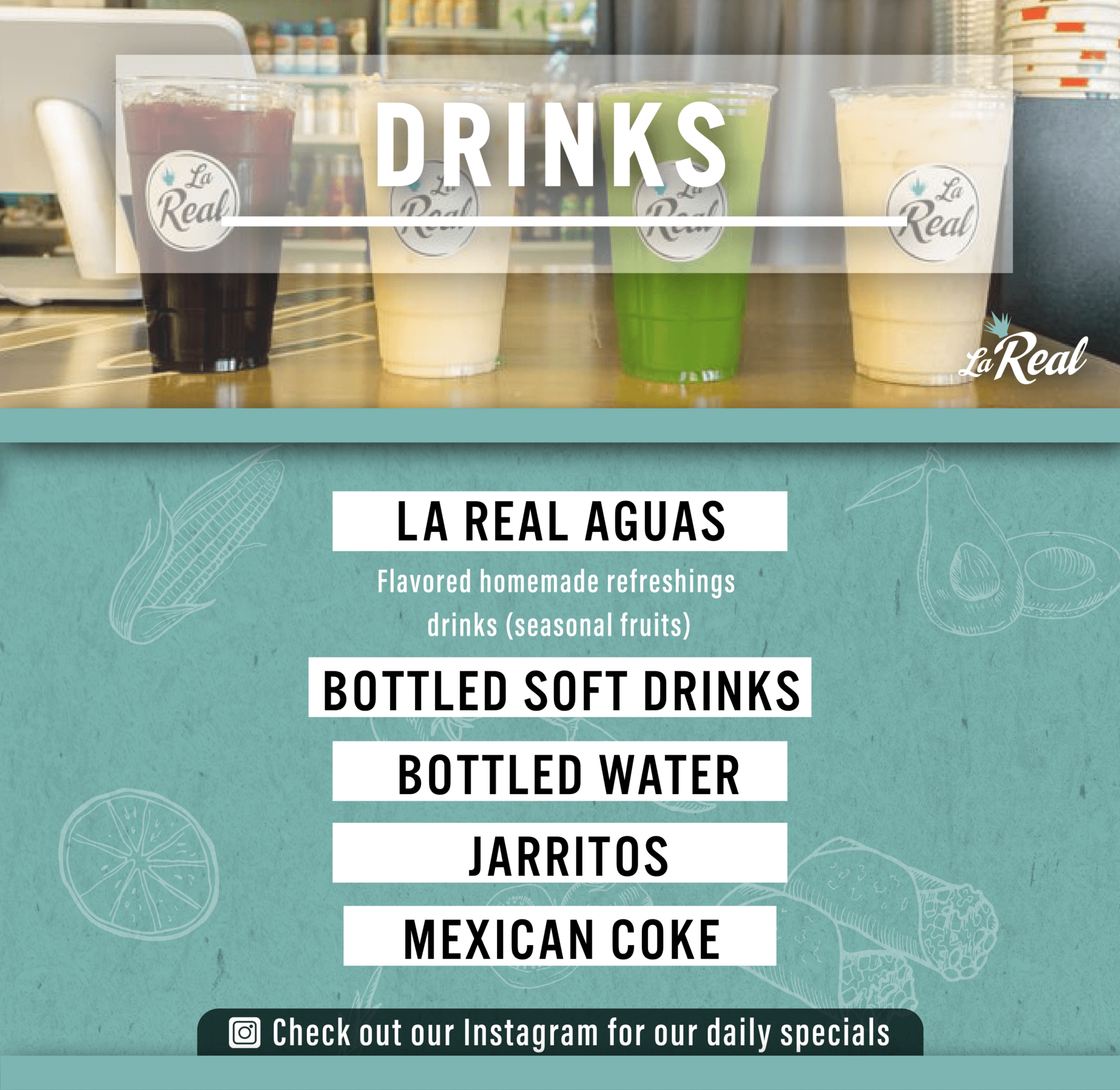 MENU – TIGARD FOOD TRUCK – larealpdx.com